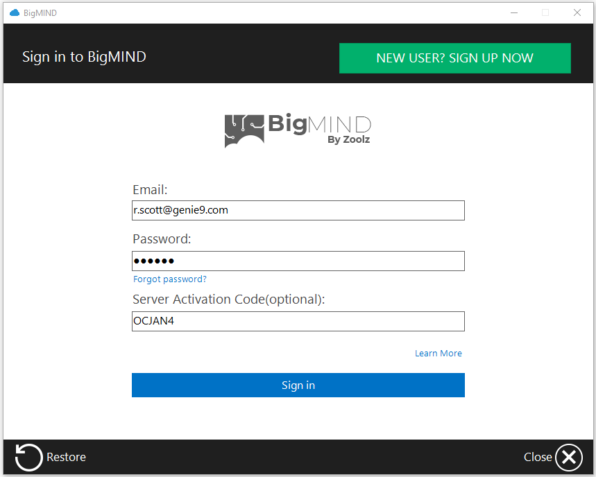 Add a Server to a BigMIND Account - BigMIND Wiki
