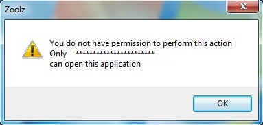 Error Message: "You do not have permission to perform this action. Only ...